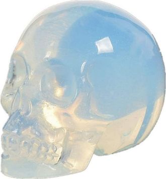 Generic Schädel Figur Kristall Schädel natürlicher Kristall menschlicher Schädel Statue handgeschnitzte Heilung Kristall Erwachsener Schädel Kopfknochen Figur
