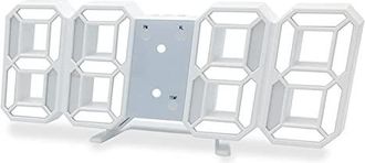 Generic RASTKY R&eacute;veil Num&eacute;rique LED, luminosit&eacute; R&eacute;glable, Affichage Multifonctionnel de Lheure, de la Date et de la Temp&eacute;rature pour la D&eacute;coration de la Chamb