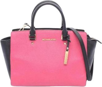 Michael Kors Sac cabas en cuir Pre-owned - Femme - Pre-owned - Rose - Taille: ONE Size