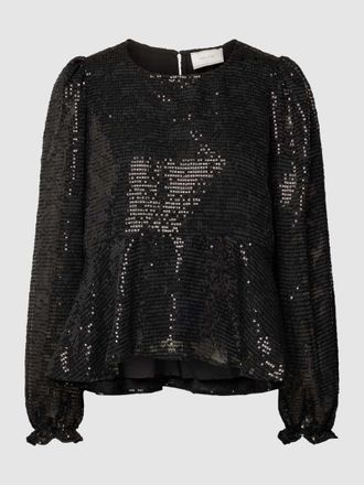 Neo Noir Bluse mit Paillettenbesatz Modell Rizzo Sequins
