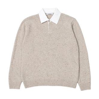 Edmmond Studios Piqu&eacute; Polo mit Enten-Logo - - Knitwear - Herren - Beige - S