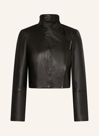 Ted Baker Lederjacke Riyoze schwarz