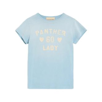 Valentino Panther Lady T-Shirt - - Tops - Damen - Blau - S