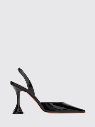 Amina Muaddi Holli Wildleder-Slingback-Pumps mit Spulenabsatz