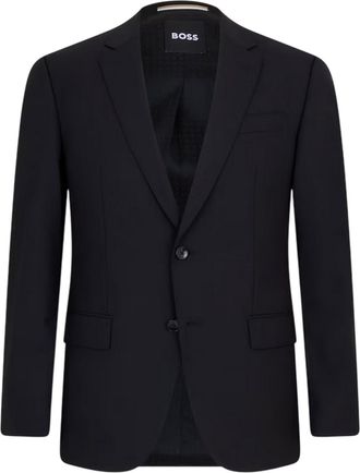 HUGO BOSS Anzugjacke f&uuml;r Herren, Reverskragen (Schwarz)