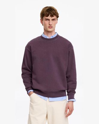 Arket Legeres Sweatshirt -Lila
