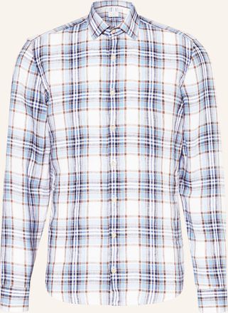 Olymp Leinenhemd Level Five Body Fit blau