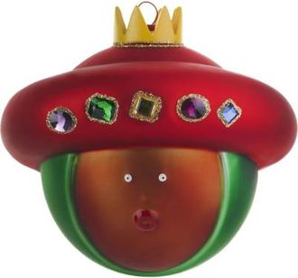 Alessi Boule de Noël Noël - Multicolore - Verre soufflé bouche - Designer Marcello Jori
