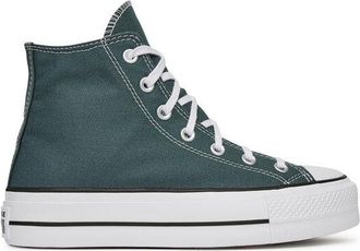 Converse Sneakers aus Stoff Chuck Taylor All Star Lift Platform A12596C Grün