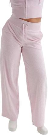 Juicy Couture Femme, Pantalons, Rose, Taille: 40 FR Bexley Monogram Wide Leg