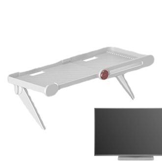 Generico TV-, flach, verstellbar, ohne Bohren, platzsparend, Organizer f&uuml;r und Router, f&uuml;r Fernbedienungen, Telefone und