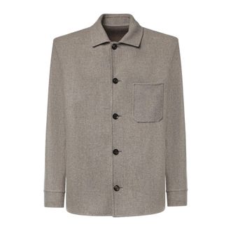 Eleventy Leichte Jacken - - Jackets - Herren - Beige - L
