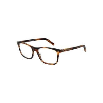 Ermenegildo Zegna Braune Rechteckige Optische Rahmen mit Demo - - Accessories - Herren - Braun - ONE SIZE