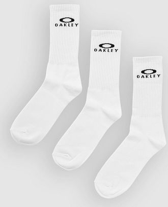 Oakley Ellipse Logo 3 Pack Socken white