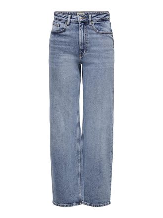 Only Female Jeans mit weitem Bein ONLJUICY Hohe Taille Weiter Beinschnitt Jeans