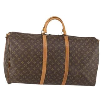 Louis Vuitton Pre-owned Canvas Weekender-Tasche - - Pre-owned - Damen - Braun - ONE SIZE