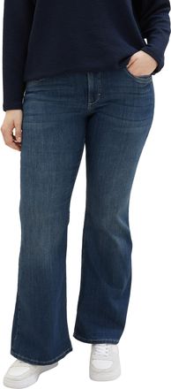 Tom Tailor Damen 1038337 Kate Narrow Bootcut Jeans, 10113-Clean Mid Stone Blue Denim, 28/30