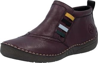 Rieker Femme 52584 Bottes Courtes, Rouge, 36 EU