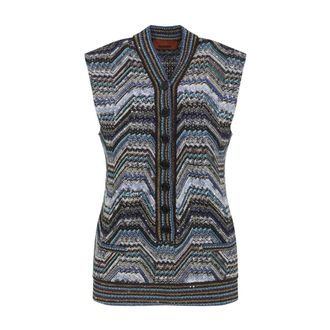Missoni Femme, Pulls, Multicolore, Taille: 34 FR Serafino Caperdoni Knit Vest