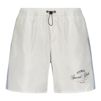 Iceberg Badeshorts - - Swimwear - Herren - Wei&szlig; - 2XL