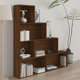 vidaXL Armoire &agrave; livres Ch&ecirc;ne marron 155x24x160 cm Vidaxl