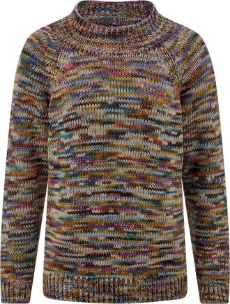 Inkadoro Rundhals-Pullover Inkadoro mehrfarbig