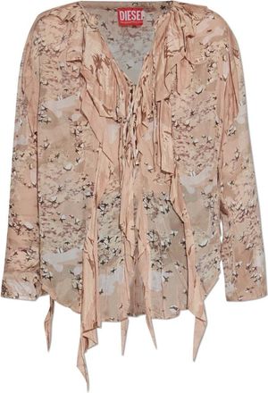Diesel Femme, Blouses et Chemises, Rose, Taille: 38 FR C-Lassy-R1 Shirt