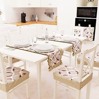 Petti Artigiani Italiani Tischläufer, Kreis, Beige, 1 Stück, Tavola, 40 x 140 cm