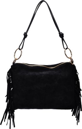 Isabella Rhea Schwarz Rindsledertasche