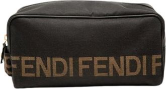 Fendi Pre-owned Sacoche en Nylon - Femme - Pre-owned - Noir - Taille: ONE Size