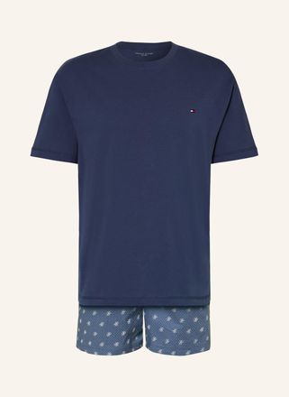 Tommy Hilfiger Shorty-Schlafanzug blau