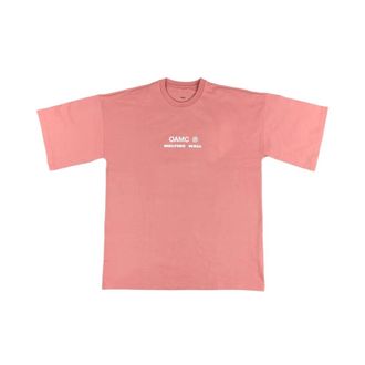 OAMC Oamc, Homme, Tops, Rose, Taille: M T-shirt Fungi Rose