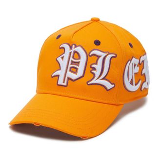 Philipp Plein unisex, Accessoires, Orange, Taille: ONE Size Casquette de baseball Paisley Gothic