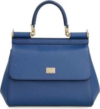 Dolce & Gabbana Mittelgro&szlig;e Sicily Handtasche - Blau