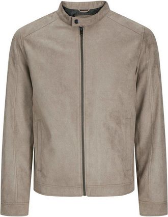 Jack & Jones Lederimitatjacke JJEDYLAN CLEAN JACKET NOOS mit Bandkargen