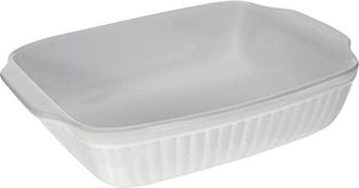 hOme Home Auflaufform rechteckig, 33.5 x 24 x 8 cm, wei&szlig;