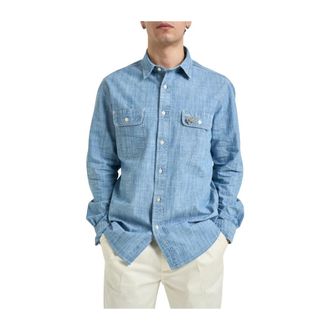 Roy Rogers Homme, Chemises, Bleu, Taille: L Martin Shirt