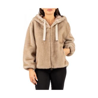 Herno Bomber Jacket - Femme - Vestes - Brun - Taille: 40 FR