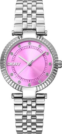 DKNY Uhr - Quarzuhr Essential Glitz - Gr. unisize - in Silber - für Damen