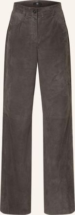 Riani Riani Lederhose grau