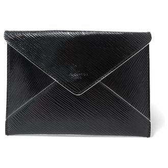 Louis Vuitton Clutches - LOUIS VUITTON EINLADUNGSUMSCHLAG PM AUS SCHWARZEM - Gr. unisize - in Schwarz - f&uuml;r Damen