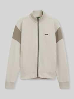 HUGO BOSS Regular Fit Sweatjacke aus Baumwoll-Mix Modell SW_Union Skaz