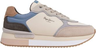 Pepe Jeans London Rusper Mania beige Leder Turnschuhe beige
