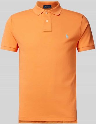 Polo Ralph Lauren Slim Fit Poloshirt mit Label-Stitching