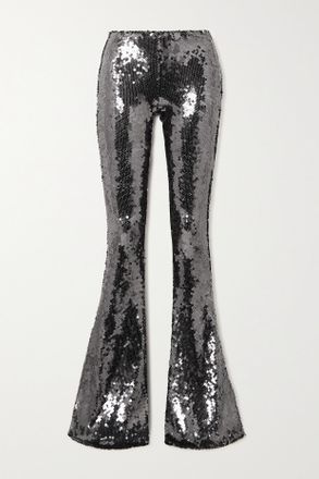 16Arlington Pantalon &Eacute;vas&eacute; En Tulle &Agrave; Sequins Koro - Gris