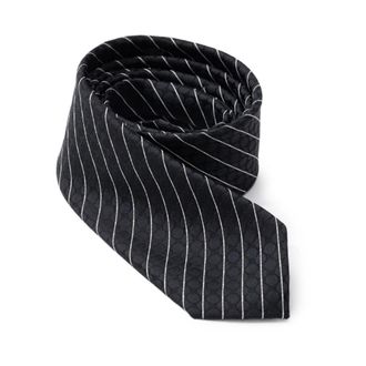 Dolce & Gabbana Gestreifte Krawatte - - Accessories - Herren - Schwarzk - ONE SIZE