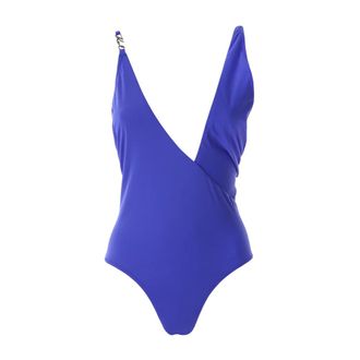 Karl Lagerfeld Asymmetrischer blauer Badeanzug - - Swimwear - Damen - Blau - L
