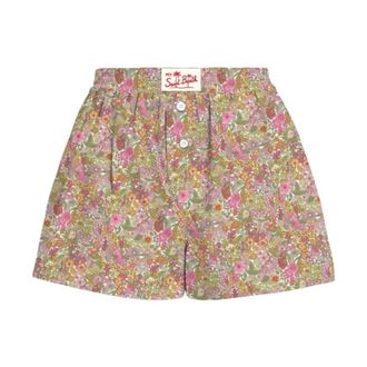 MC2 Saint Barth Boxy Cotton Margaret Annie 52 - Femme - Shorts - Multicolore - Taille: 38 FR