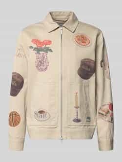 Les Deux Jacke mit Zweiwege-Reißverschluss Modell Robert