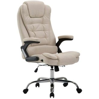 Clp Chadin de bureau avec design unique rembourr&eacute; en diff&eacute;rentes couleurs tissu colore : Cr&egrave;me